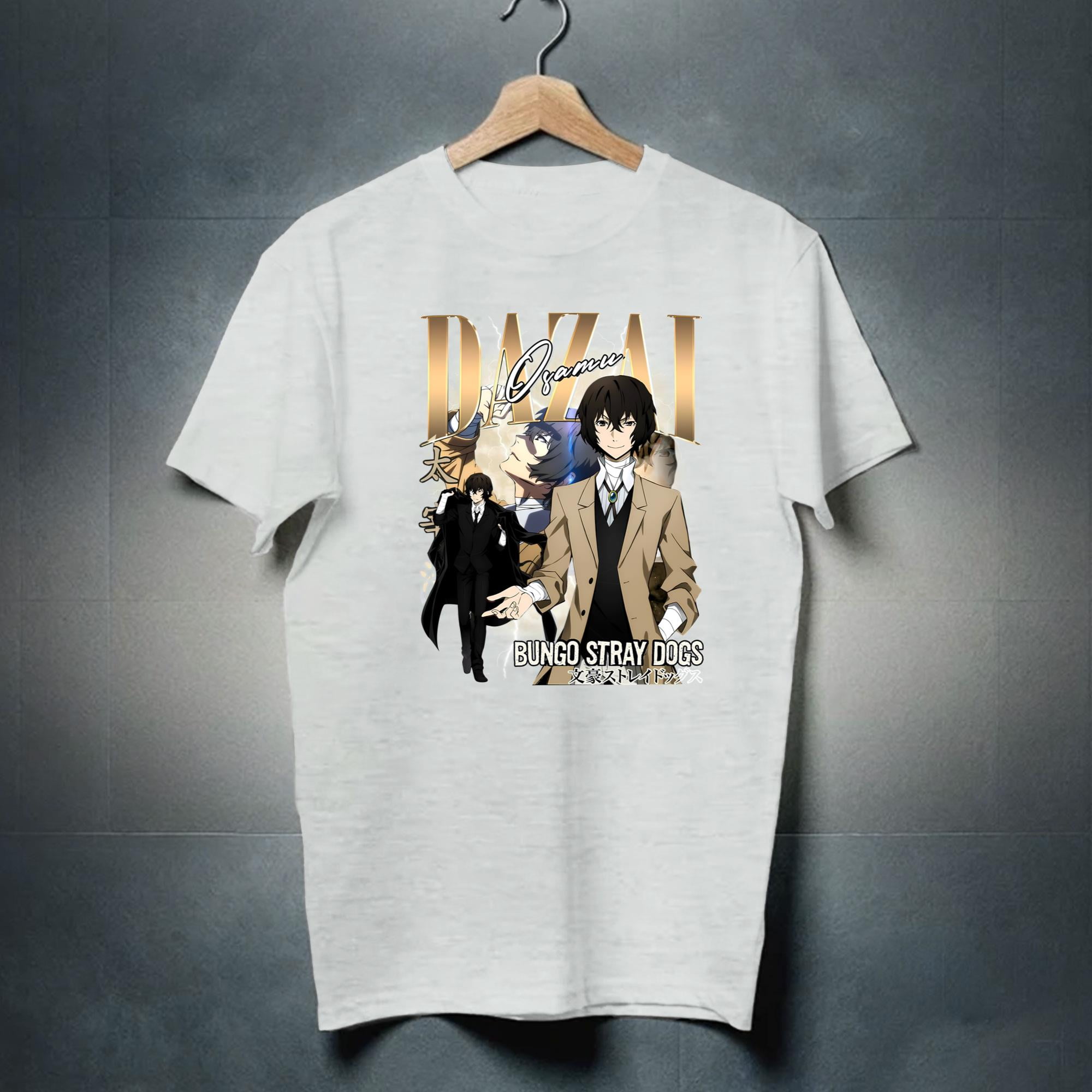 Dazai Osamu Anime Vintage Unisex T-shirt, Bungo Stray Dogs Anime Shirt ...