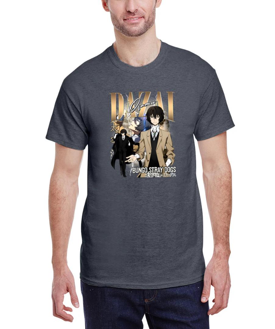 Dazai Osamu Bungo Stray Dogs BSD Vintage Style Anime Fan Unisex T-shirt ...