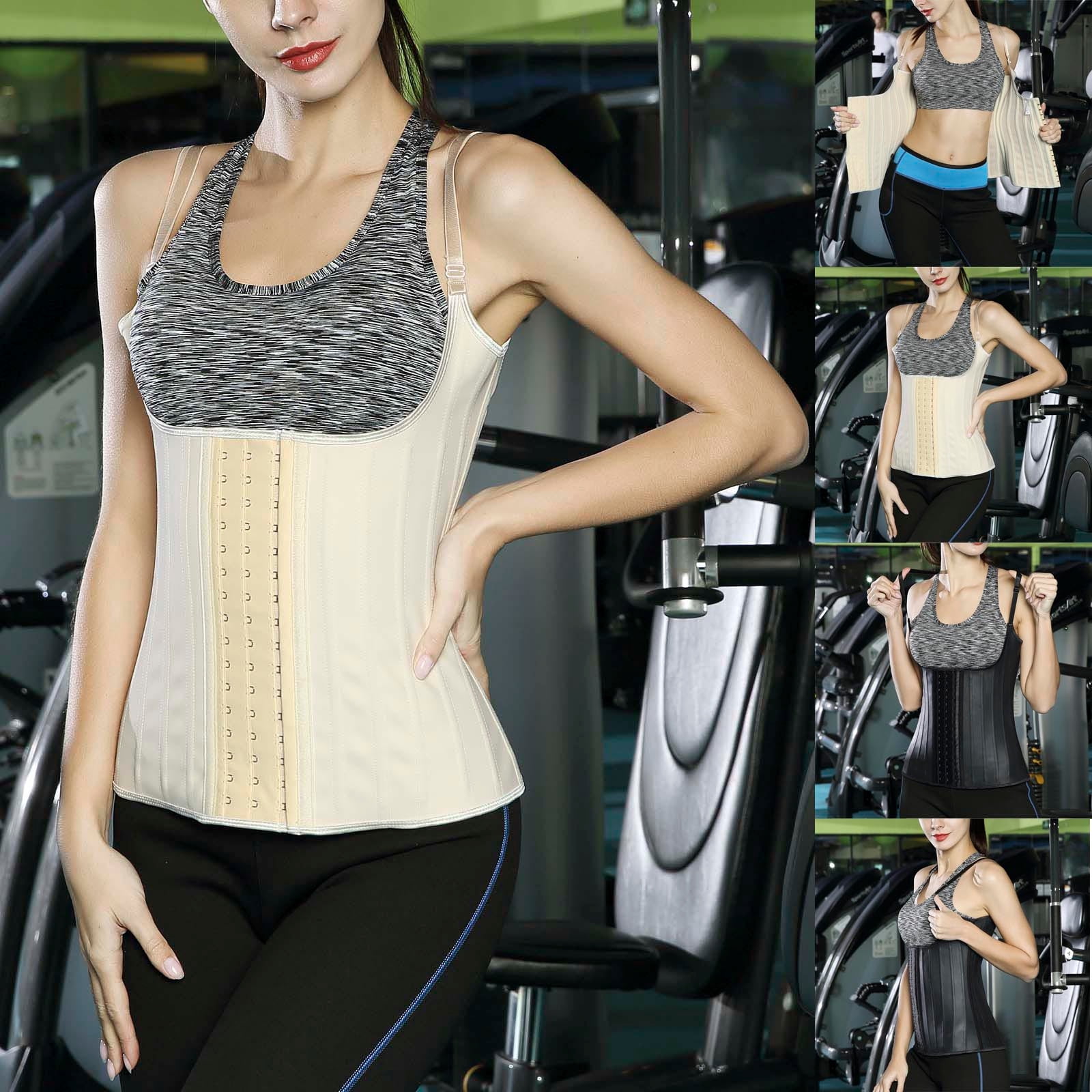 Dazajoo Womens Hourglass Waist Trainer Workout Waist Trainer Corset ...