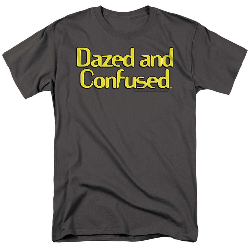 Dazed and Confused Dazed Logo Unisex Adult T-Shirt, Charcoal, 3X-Large ...
