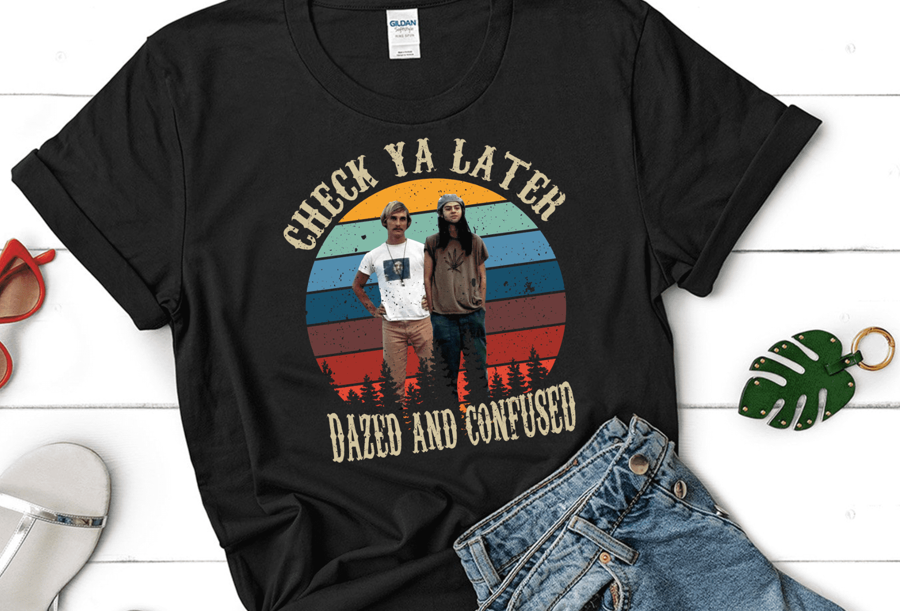 Dazed and Confused Shirt – Ron Slater 'Check Ya Later' Vintage Movie ...