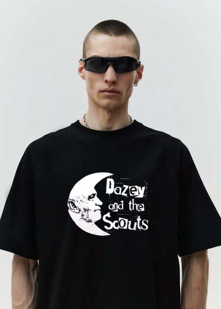 Dazey And The Scouts Moon Band T-Shirt Indie Rock Style, for men ...