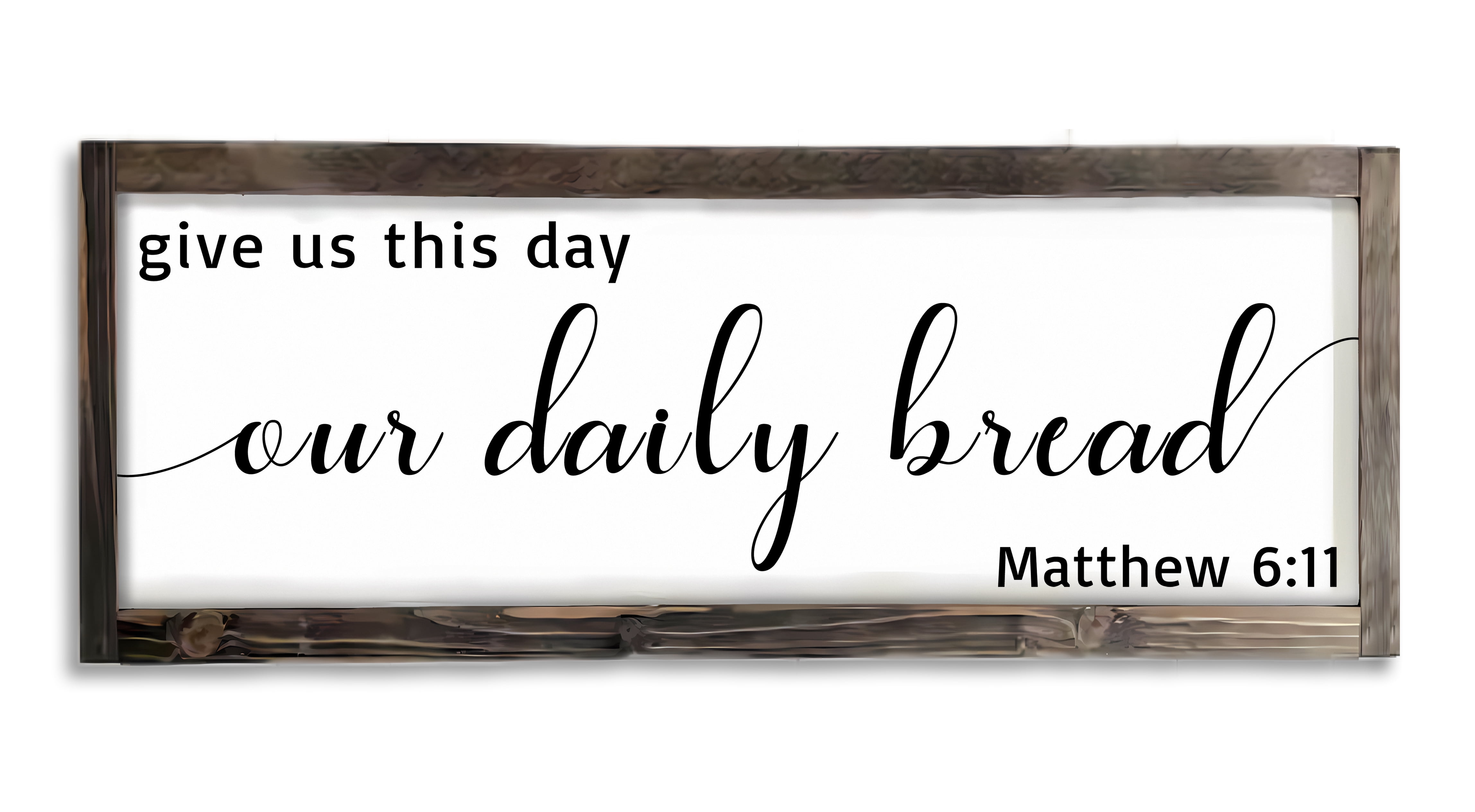 Dazingart Farmhouse Dining Room Wall Decor, Give Us This Day Our Daily ...