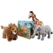 Prextex Plush Animals Playset: 5 Cute Five Inch Animals - Giraffe ...