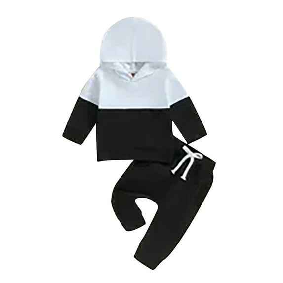 Daznico Baby Boy Long Sleeve Patorkchw Sweatshirt Hoodie Pants Outfit ...