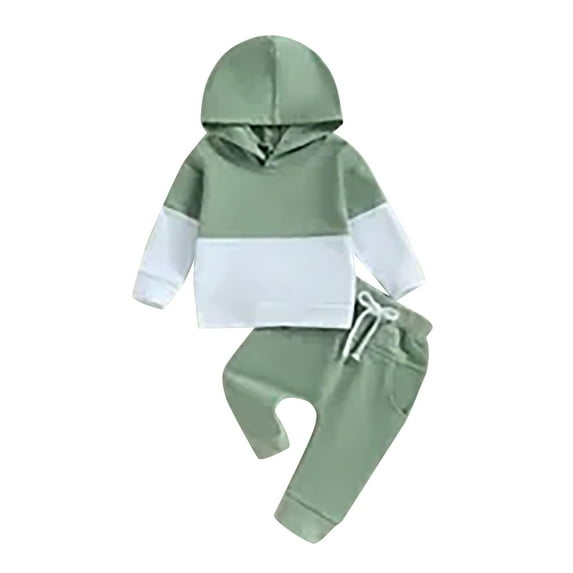 Daznico Baby Boy Long Sleeve Patorkchw Sweatshirt Hoodie Pants Outfit ...