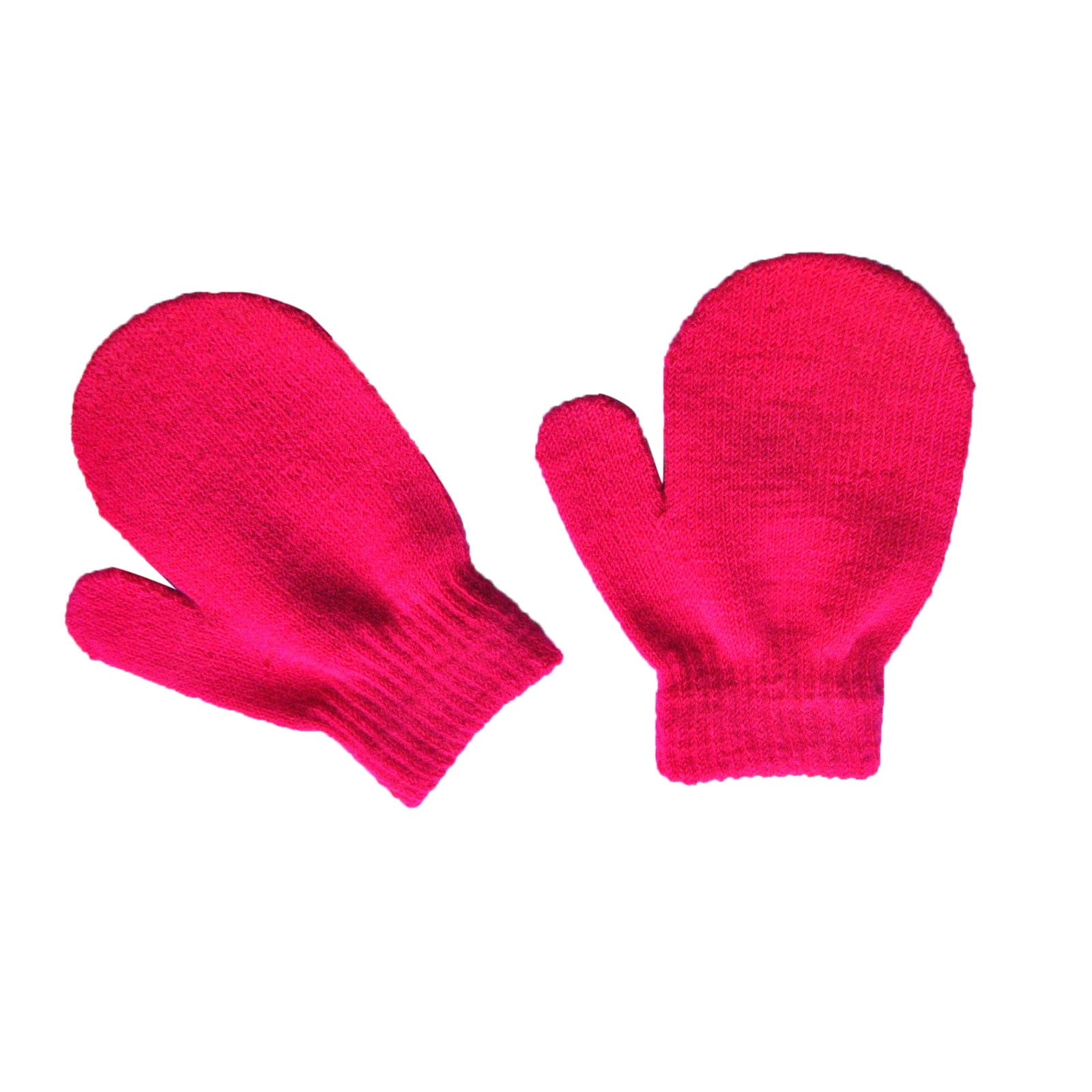 Daznico Baby Knit Mittens, Cute Solid Color Winter Gloves for Boys and ...