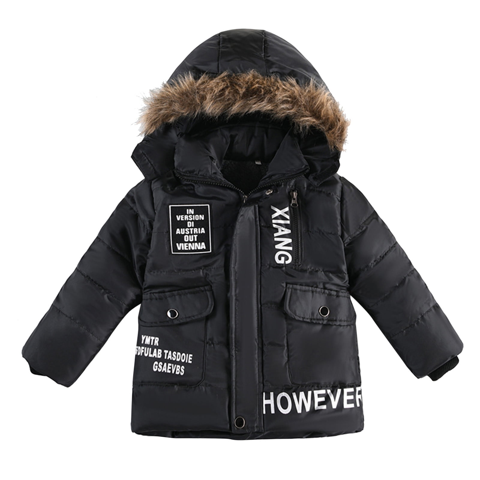 Daznico Boy Winter Jacket Coat Hooded Coat Kids Warm Clothes Jacket Boys Coat&jacket,Size 3-4 ...