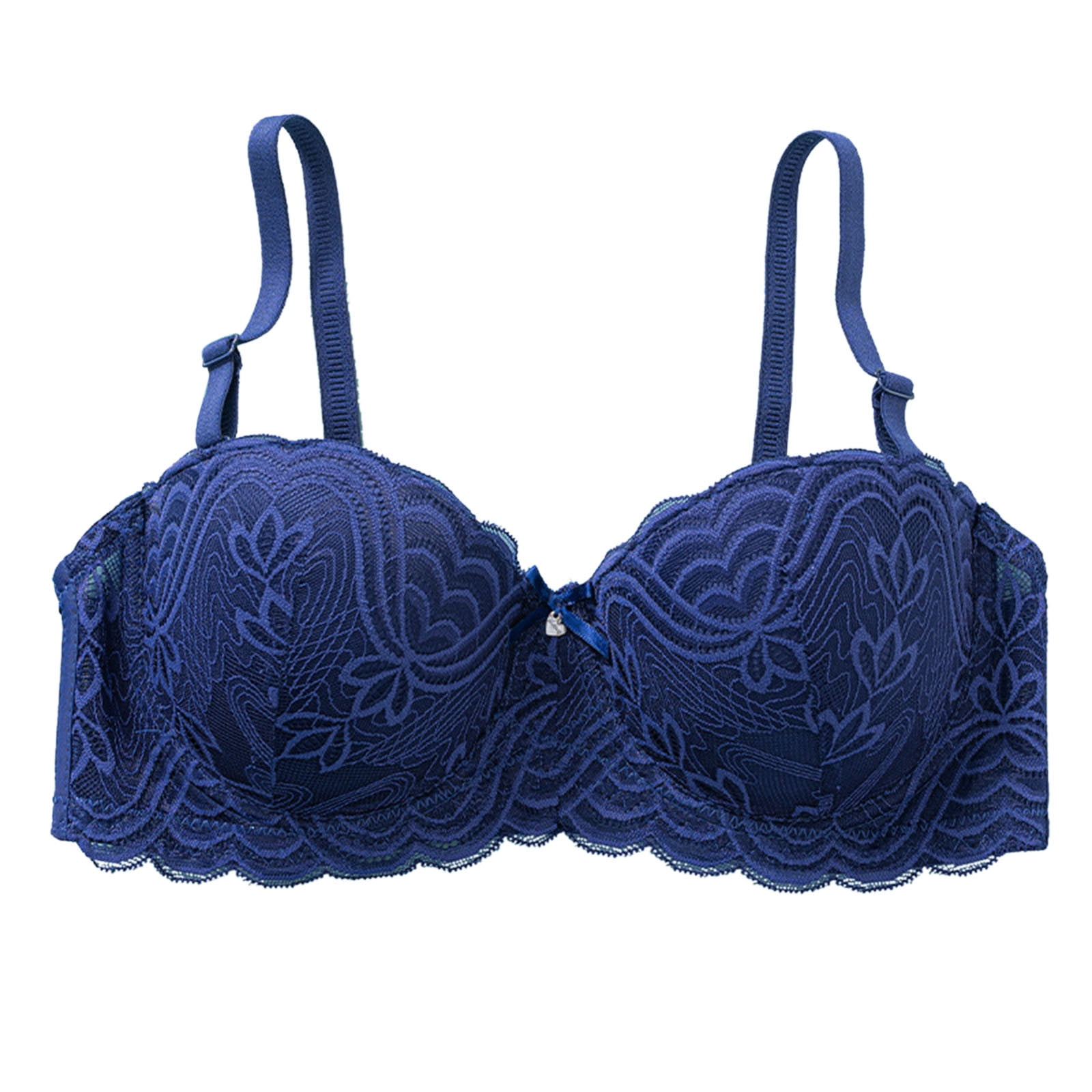 Daznico Bra - Halved Cup Plus Size Lingerie with Lace Ribbon and Steel ...