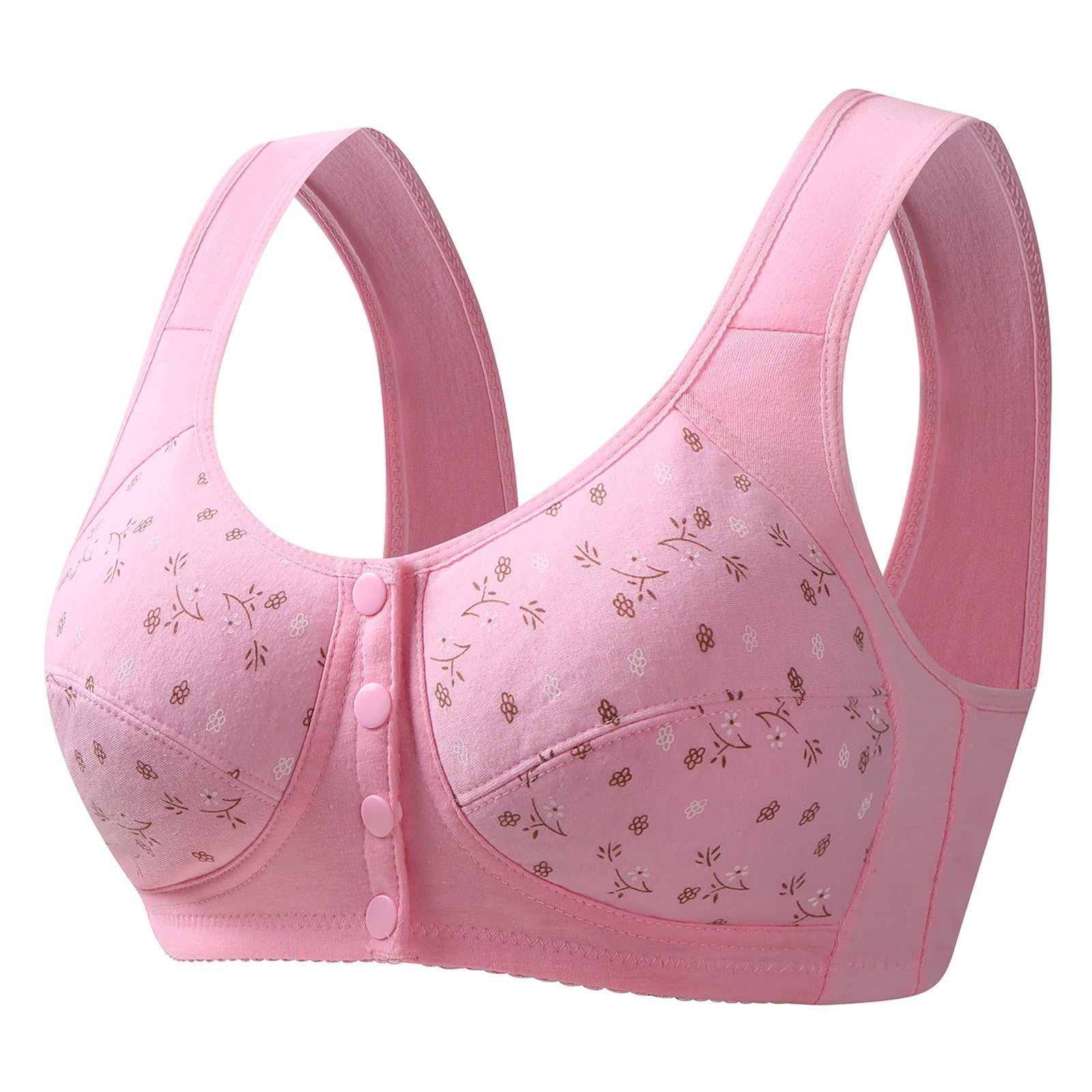 Daznico Ellymuse Bras - Daisy Bras for Older Women Front Closure, Women ...