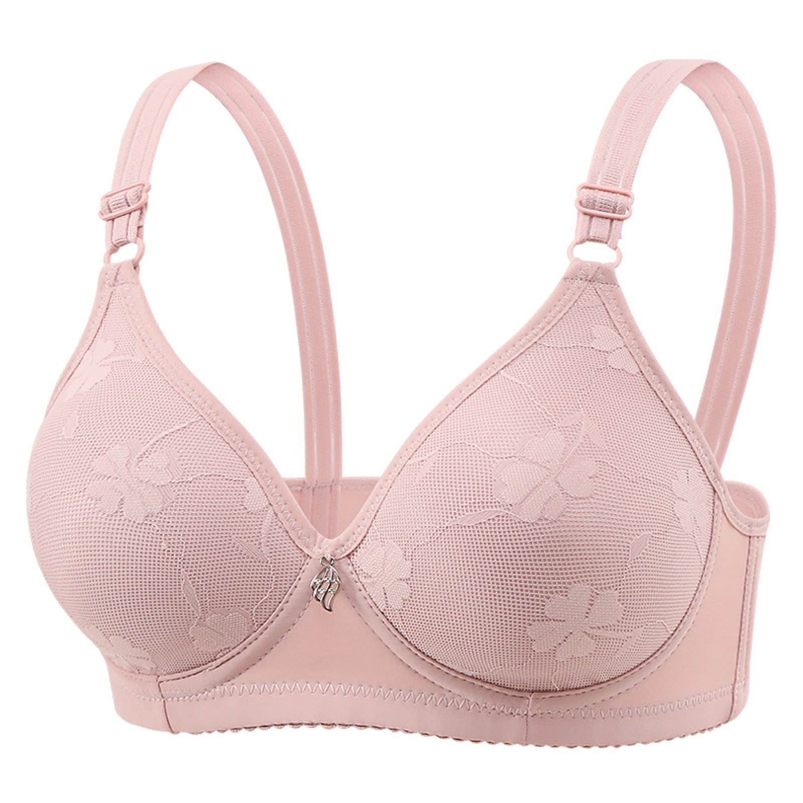Daznico Everyday Comfort Wireless Bra for Women with Middle Adjustable ...