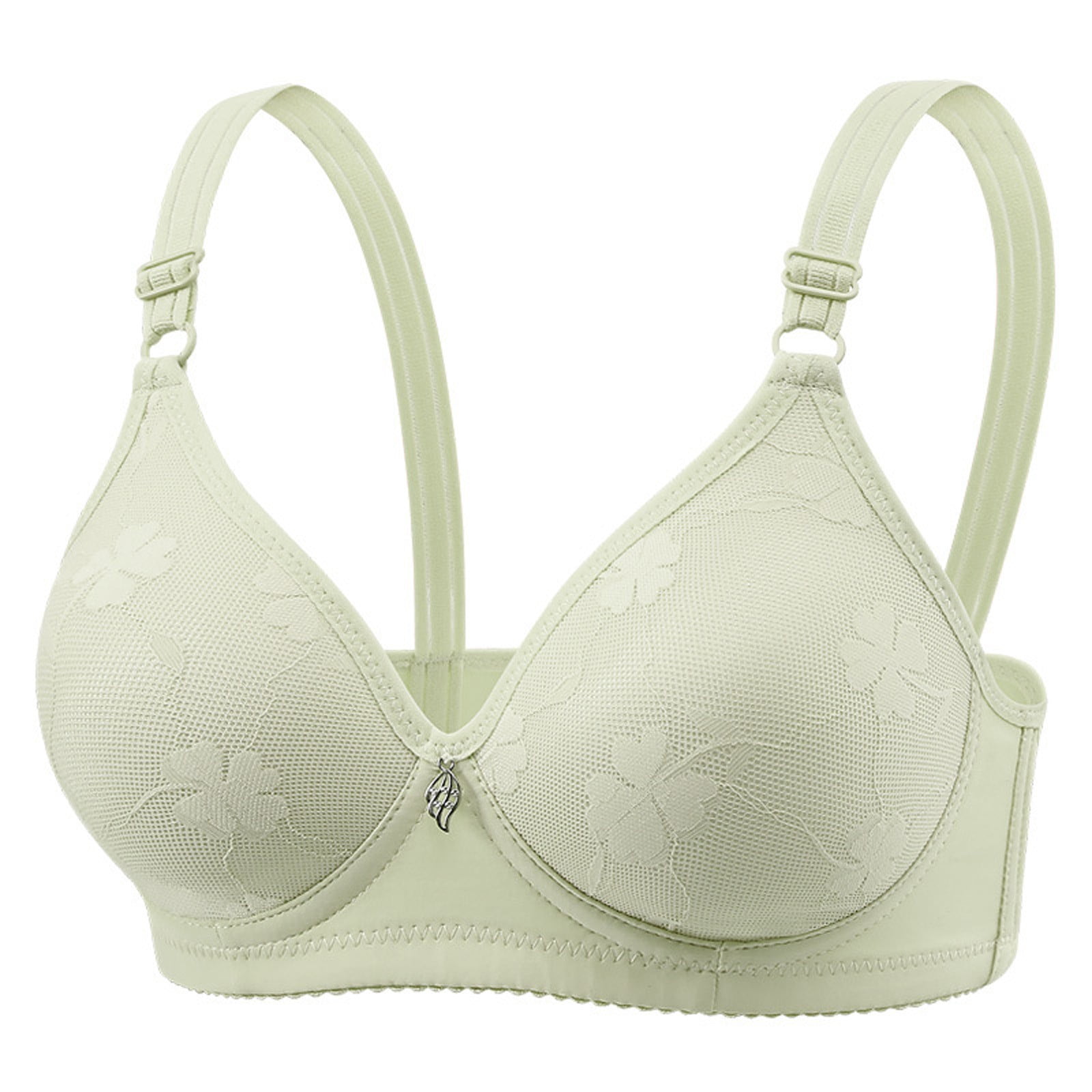 Daznico Everyday Comfort Wireless Bra for Women with Middle Adjustable ...