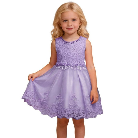 Daznico Girls Formal Party Dress with Vest and Skirt Elegant Childrens ...