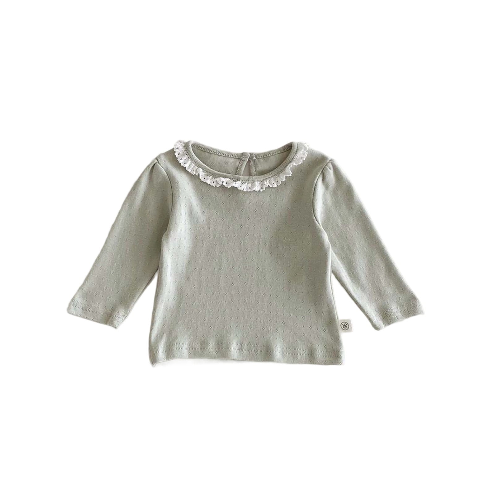 Daznico Girls' Lace Trimmed T Shirt A Base Layer for Spring and Autumn ...