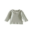 Daznico Girls' Lace Trimmed T Shirt A Base Layer for Spring and Autumn ...