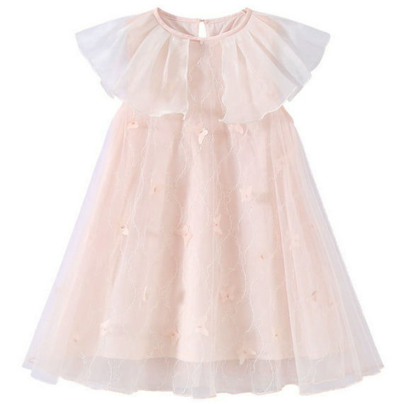 Daznico Girls Summer Dresses Elegant Mesh Design Casual Comfortable ...
