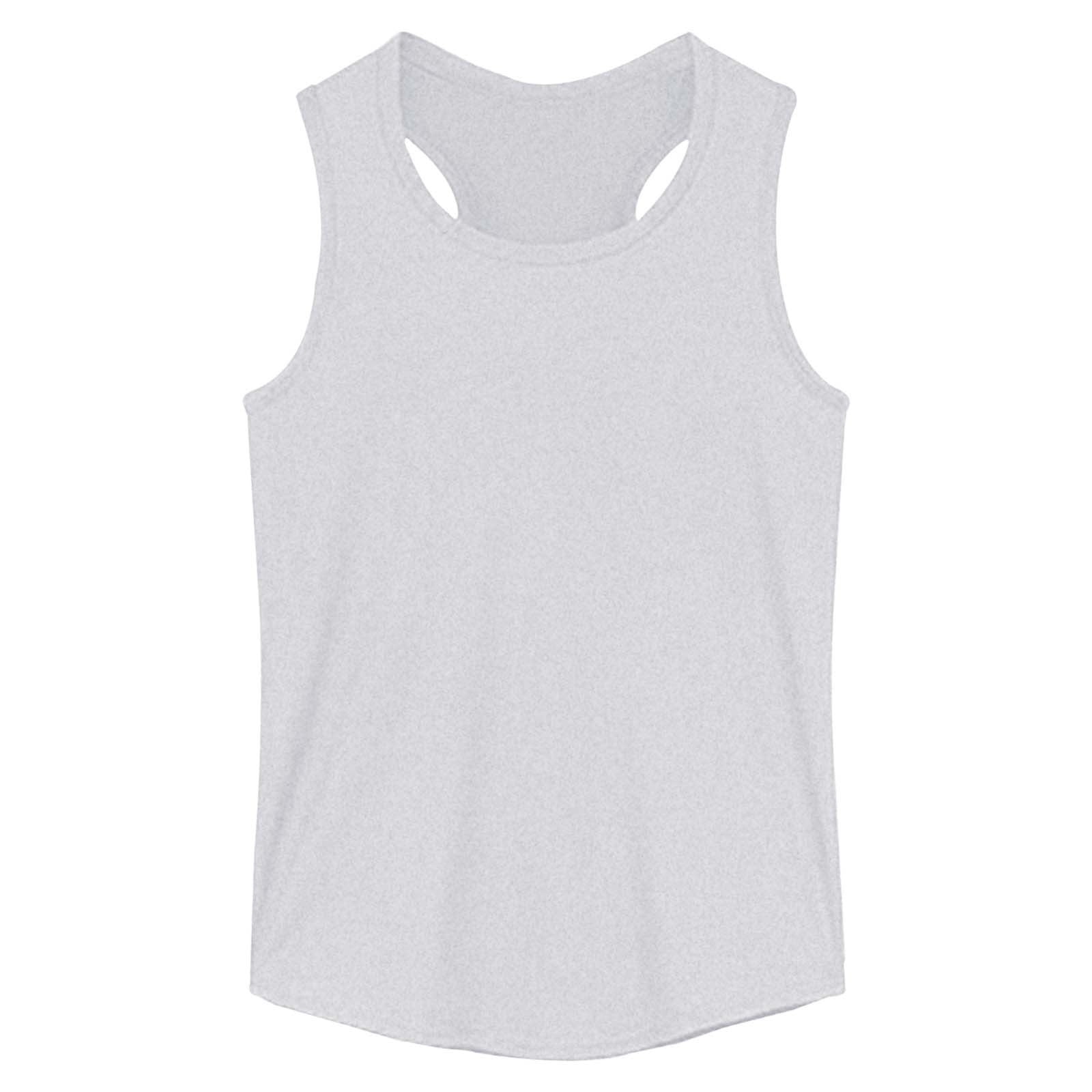 Daznico Girls Tank Tops for Summer Comfort Stretchy Sleeveless Casual ...