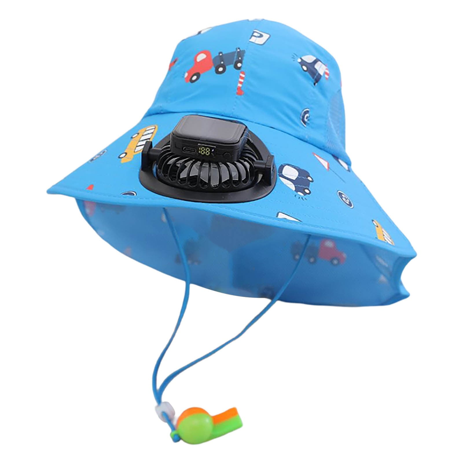 Daznico Hat with Fans Solar Power, Kids Solar Fan Hat Summer Beach ...