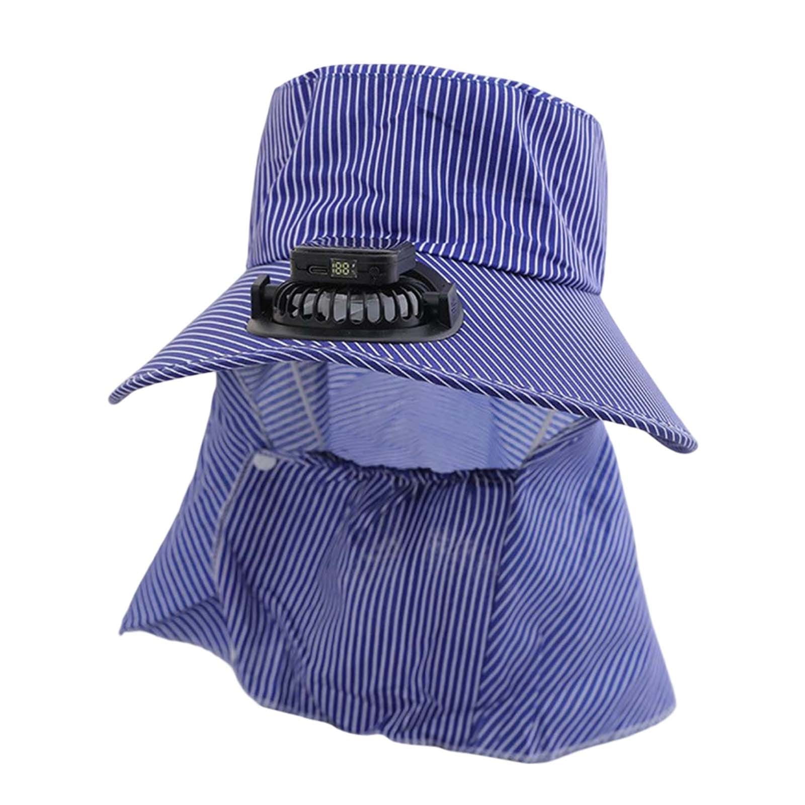 Daznico Hat with Fans Solar Power, Solar Fan Bucket Hat for Men Women ...