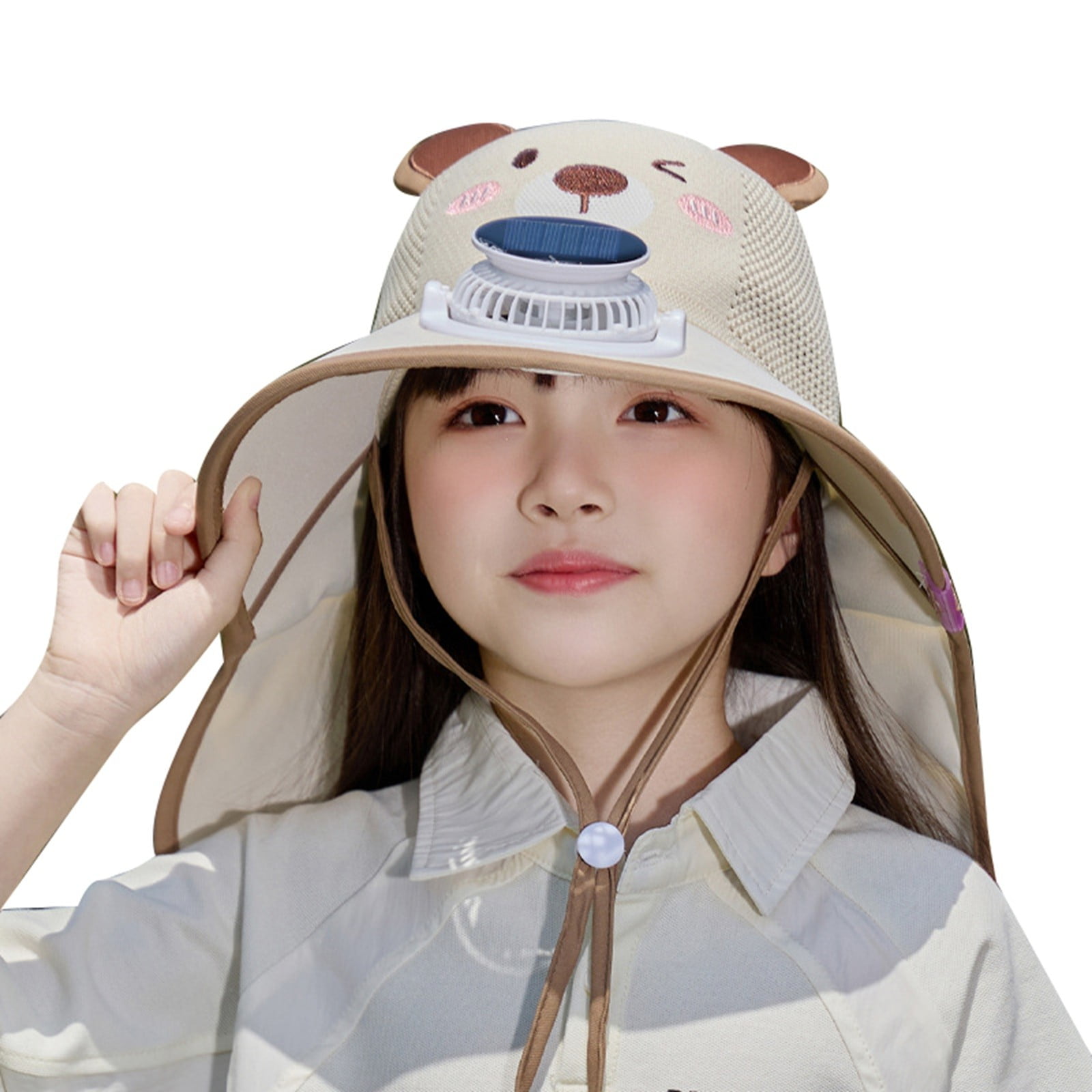 Daznico Hat with Fans Solar Power,Solar Fan Hat, Kids Solar Fan Hat ...