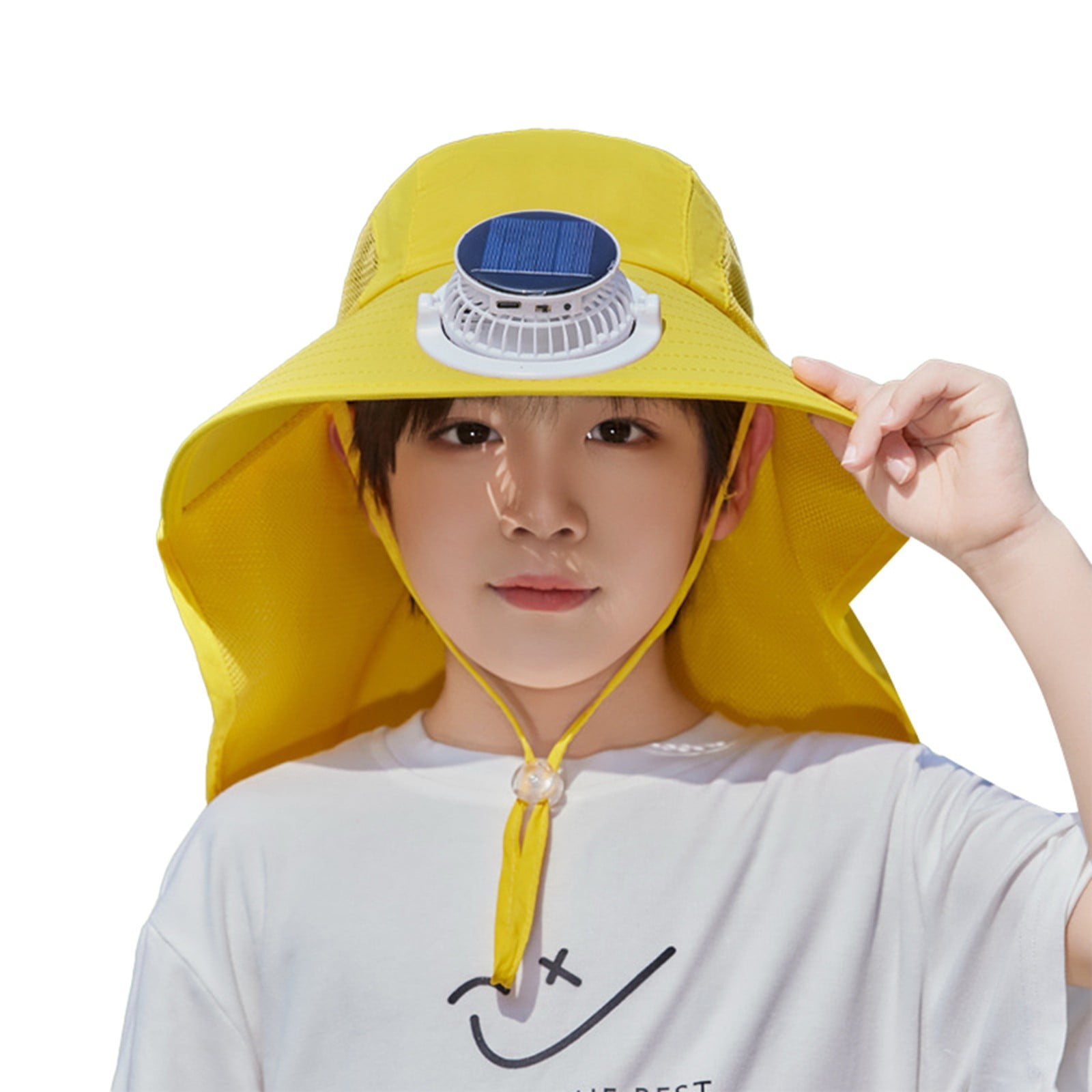 Daznico Hat with Fans Solar Power,Solar Fan Hat, Kids Solar Fan Hat ...