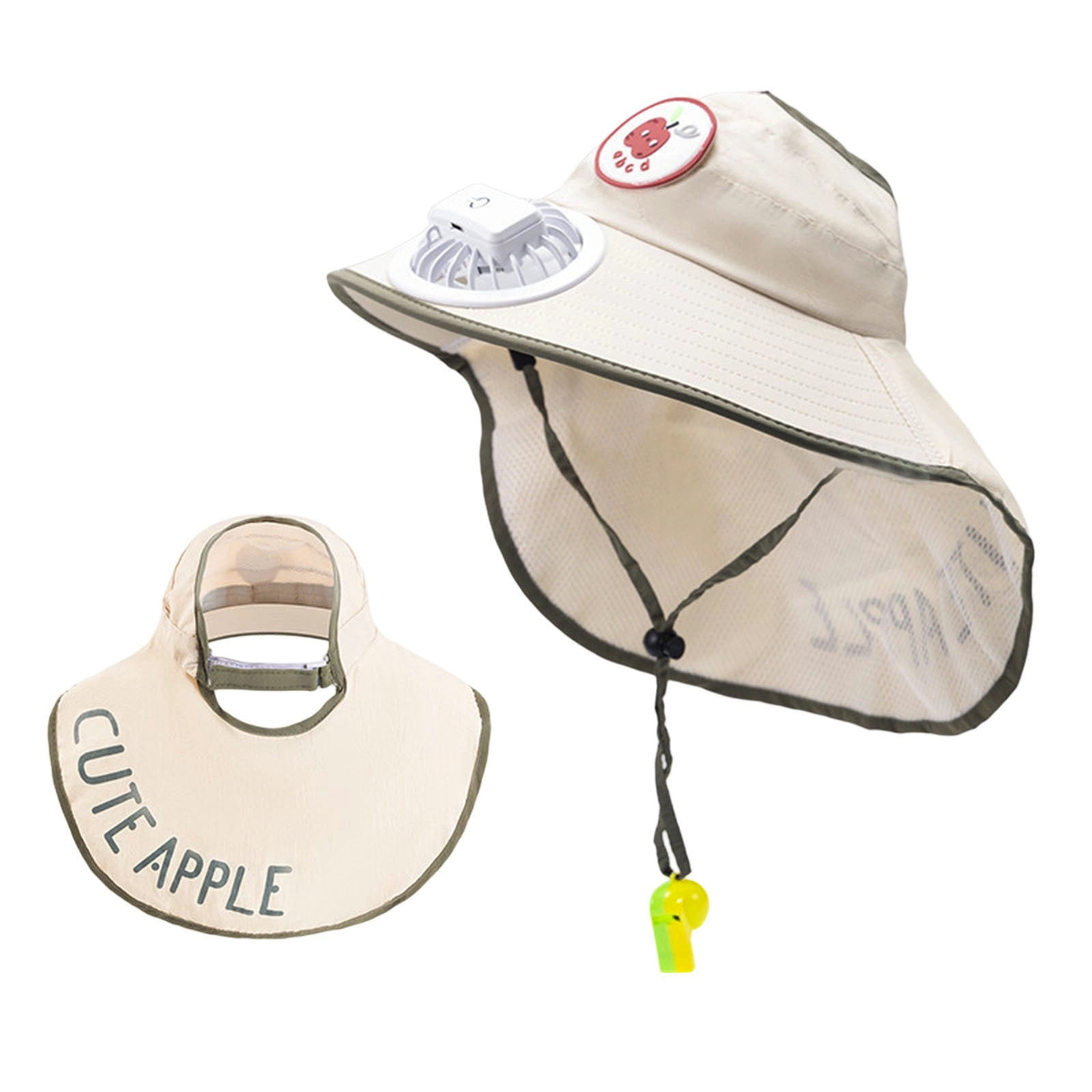 Daznico Hat with Fans Solar Power,Solar Fan Hat, Kids Summer Hat with USB Rechargeable Fan Sun ...