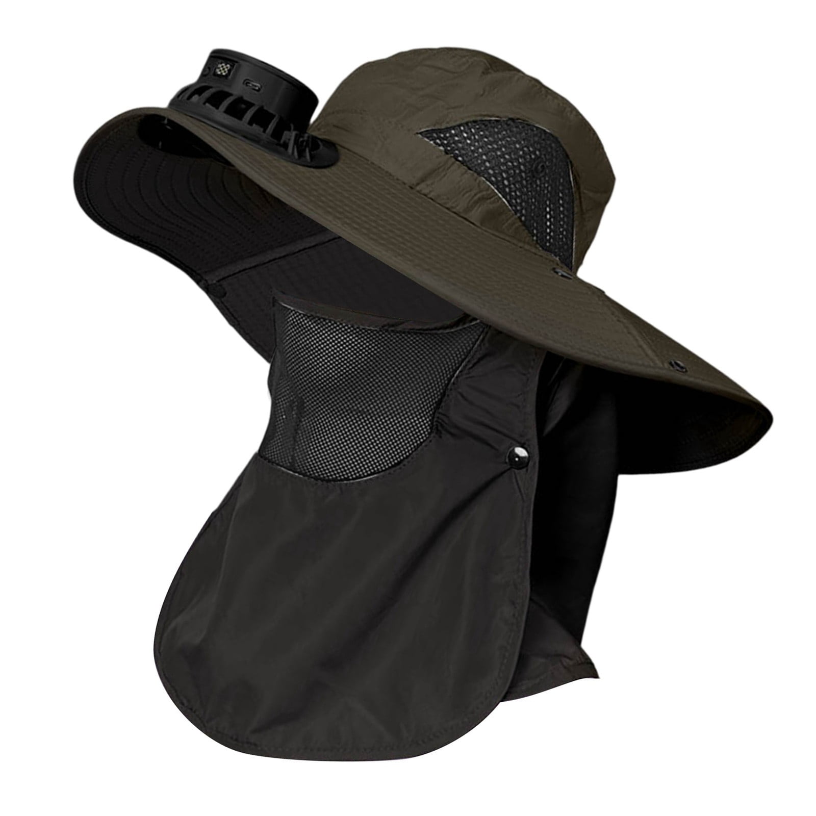 Daznico Hat with Fans Solar Power,Solar Fan Hat, Summer Outdoor Sun ...