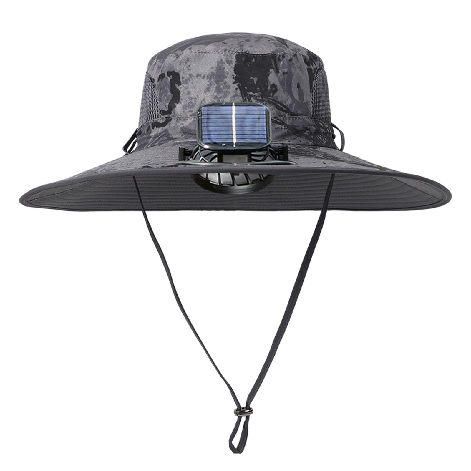 Daznico Hat with Fans Solar Power,Solar Fan Hat, Wide Brim Sun Hat with ...