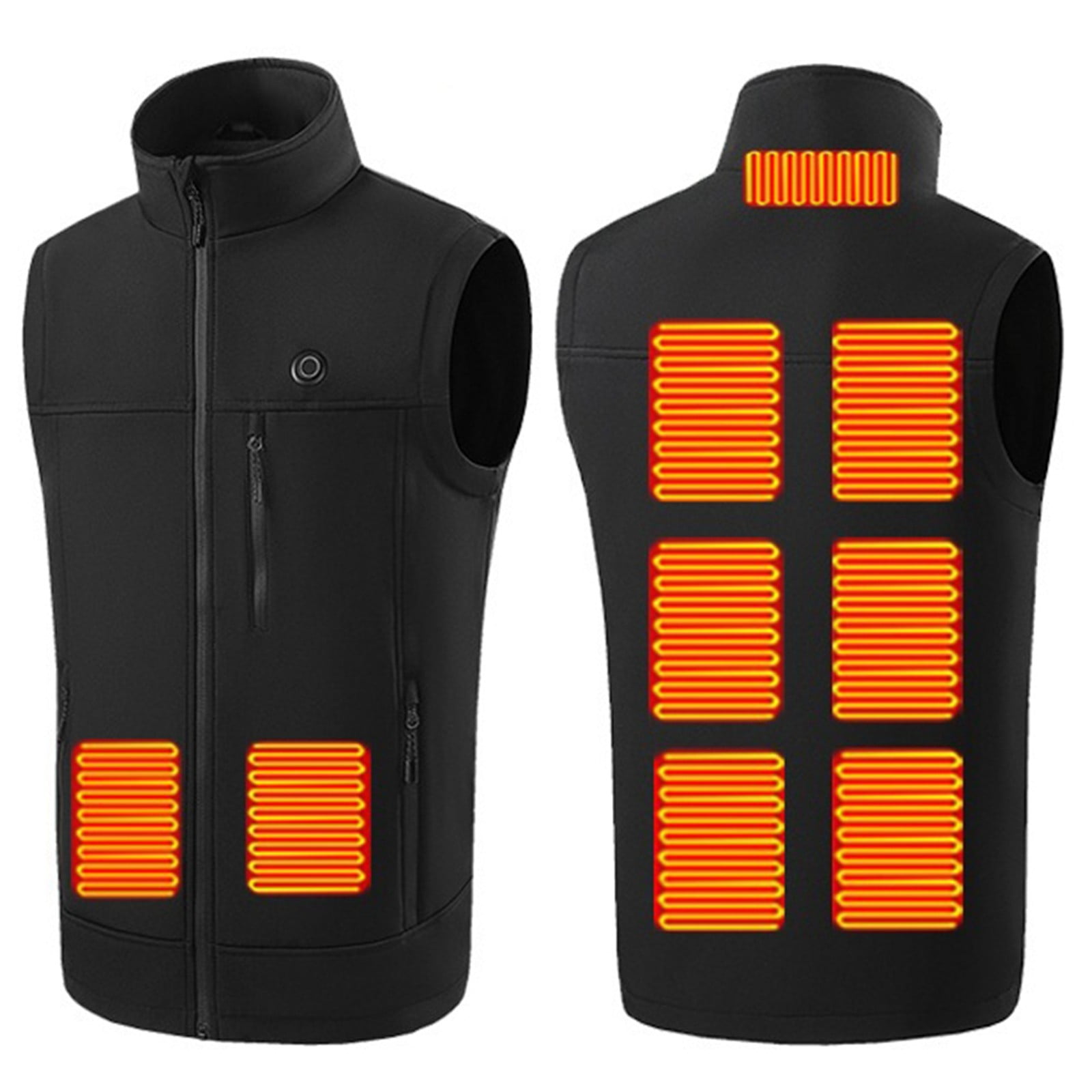 Daznico Jackets for Men,Heated Vest for Outdoor Activities Battery ...