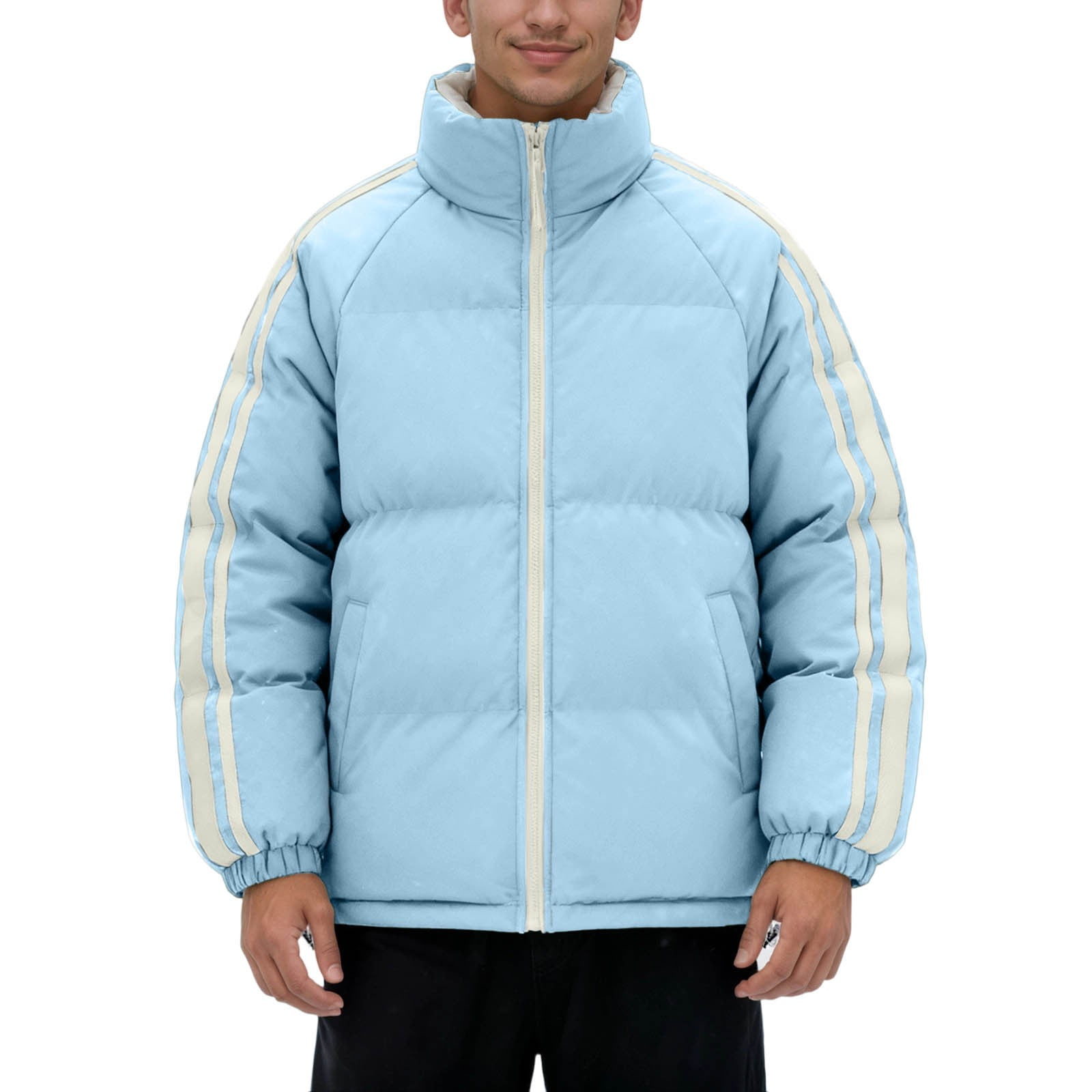 Daznico Jackets for Men,Reversible Thick with Fleece Winter Outdoor ...