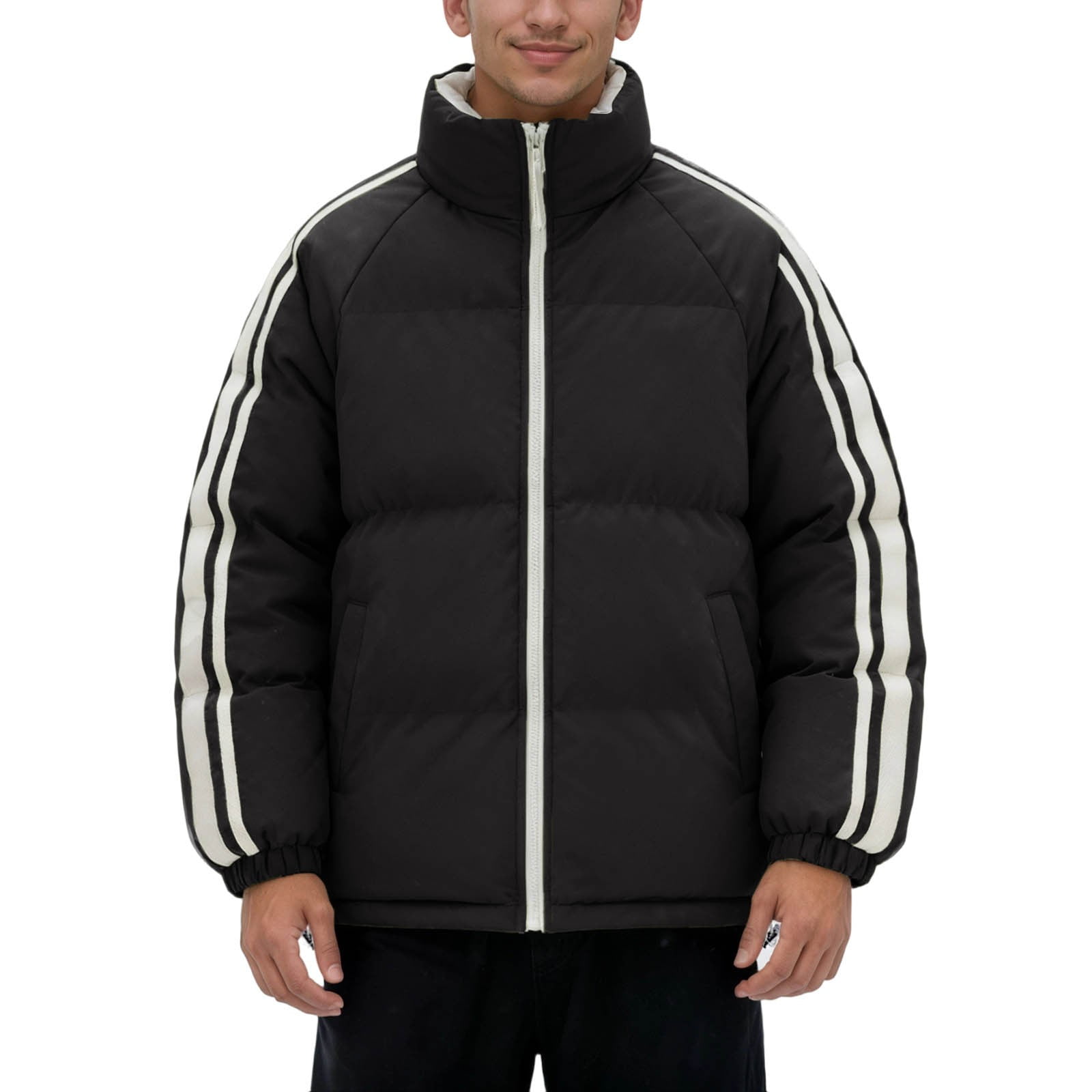 Daznico Jackets for Men,Reversible Thick with Fleece Winter Outdoor ...