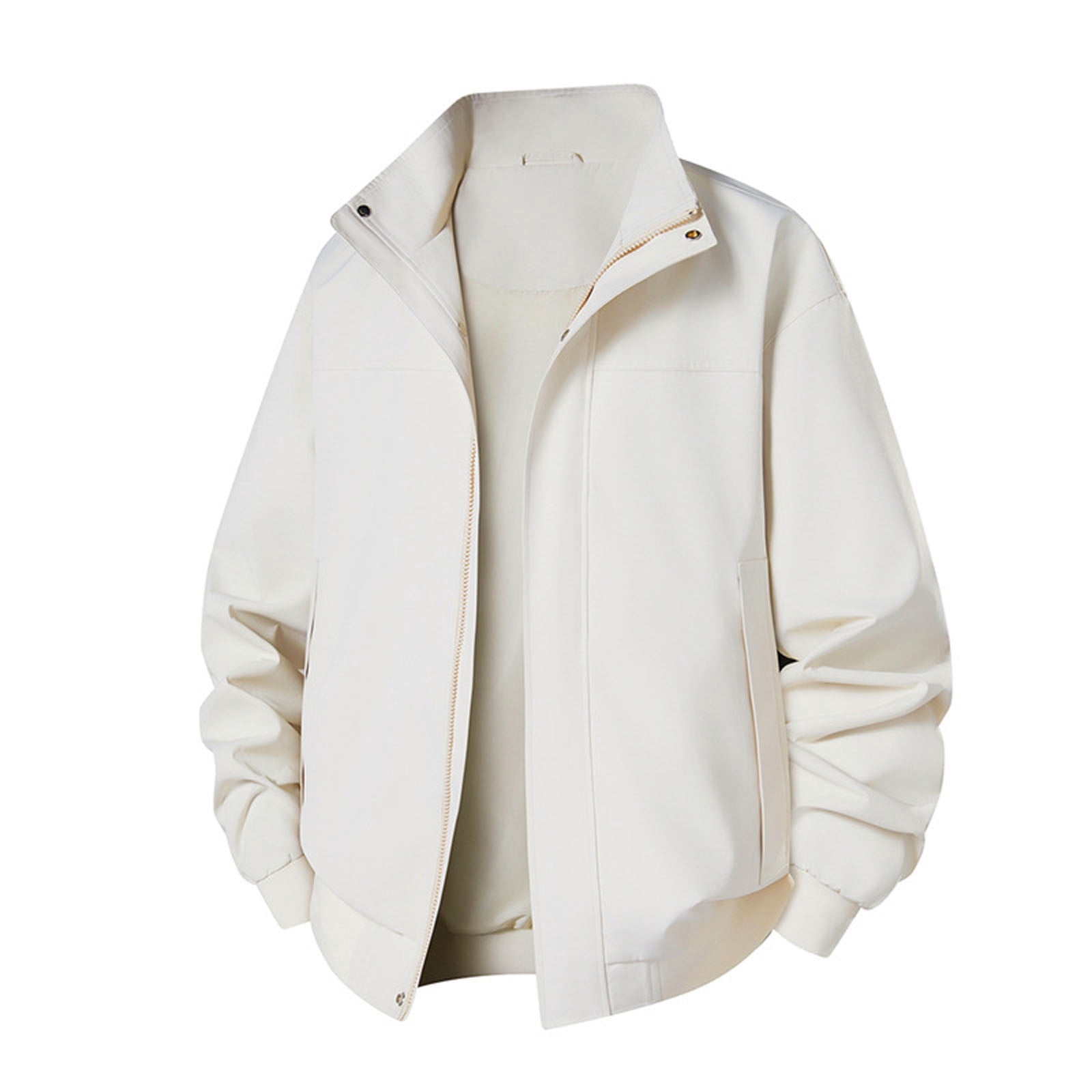 Daznico Jackets for Men,Stand Collar Casual Jacket Lightweight Outdoor ...