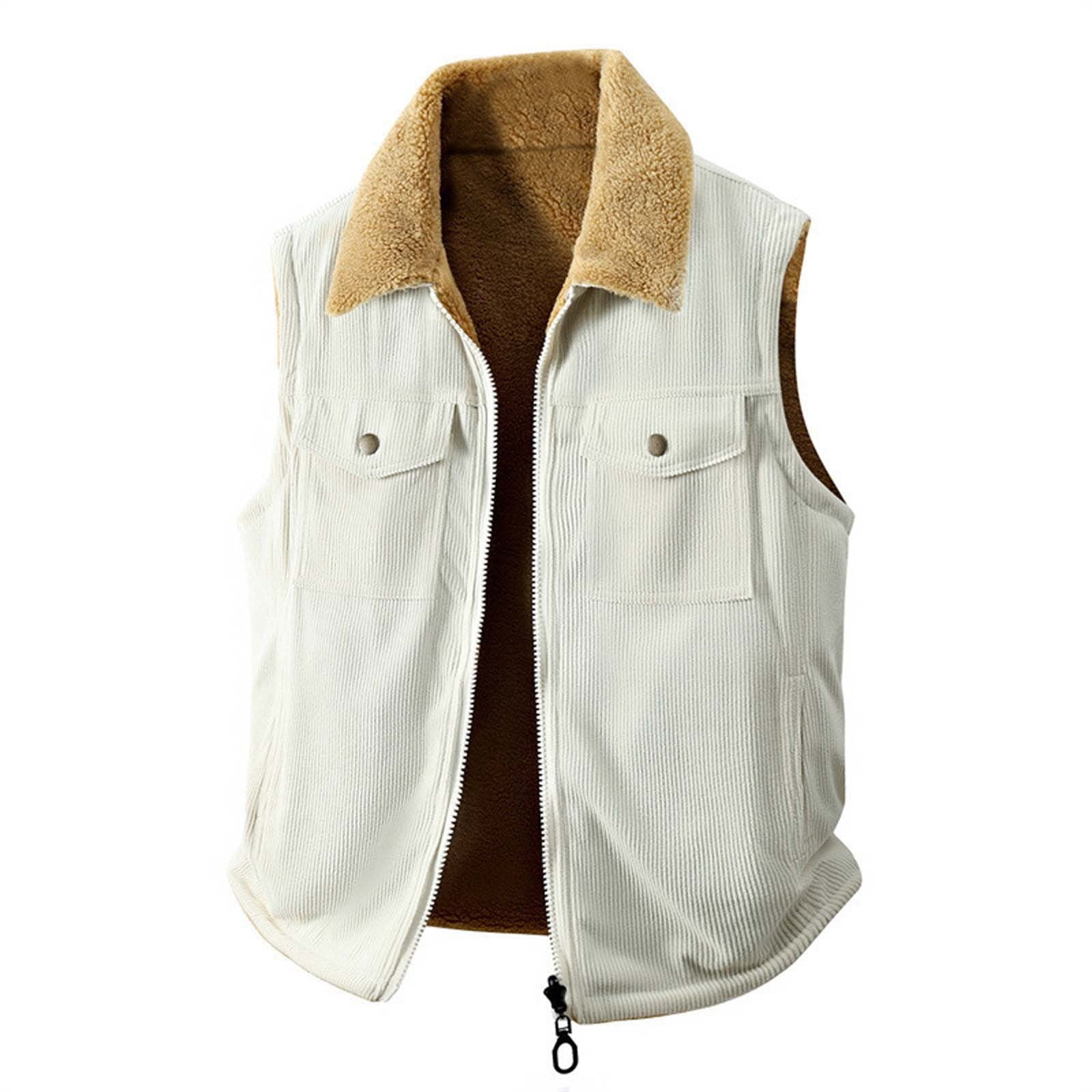 Daznico Jackets for Men,Thickened Vest for Fall and Winter Fashionable ...