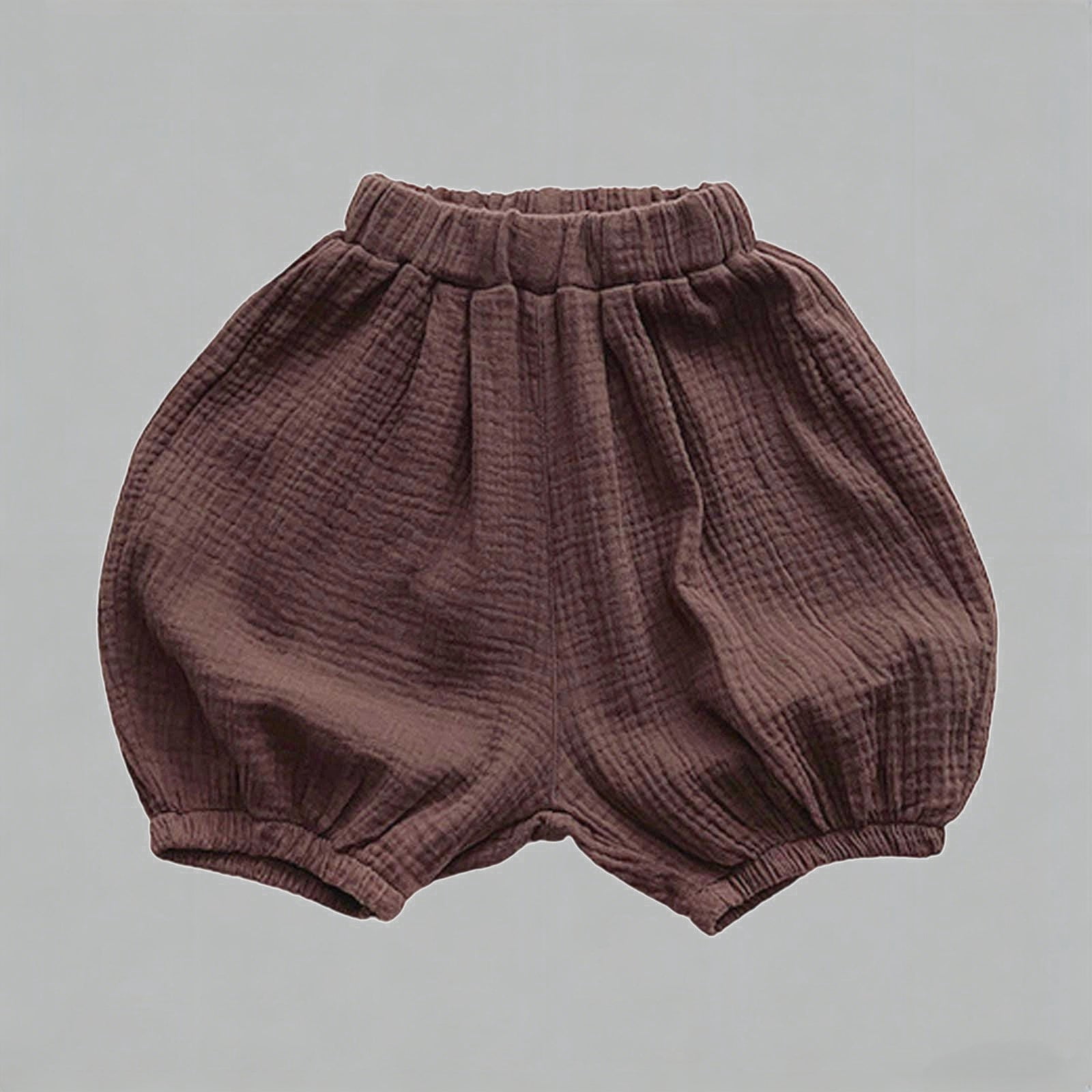 Daznico Kids Boys Girls Crinkle Gauze Bloomer Shorts Elastic Waist ...