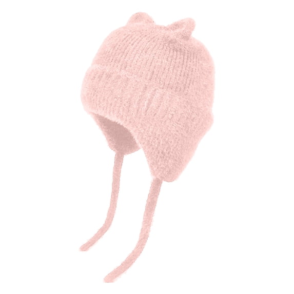 Daznico Kids Winter Knit Hat with Ear Flaps and Scarf Set Hooded Warm ...