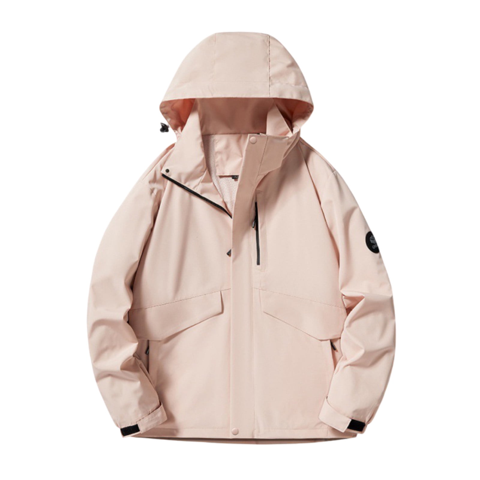 Daznico Men's Lightweight Hooded Jacket Long Sleeve Outdoor Casual Coat ...