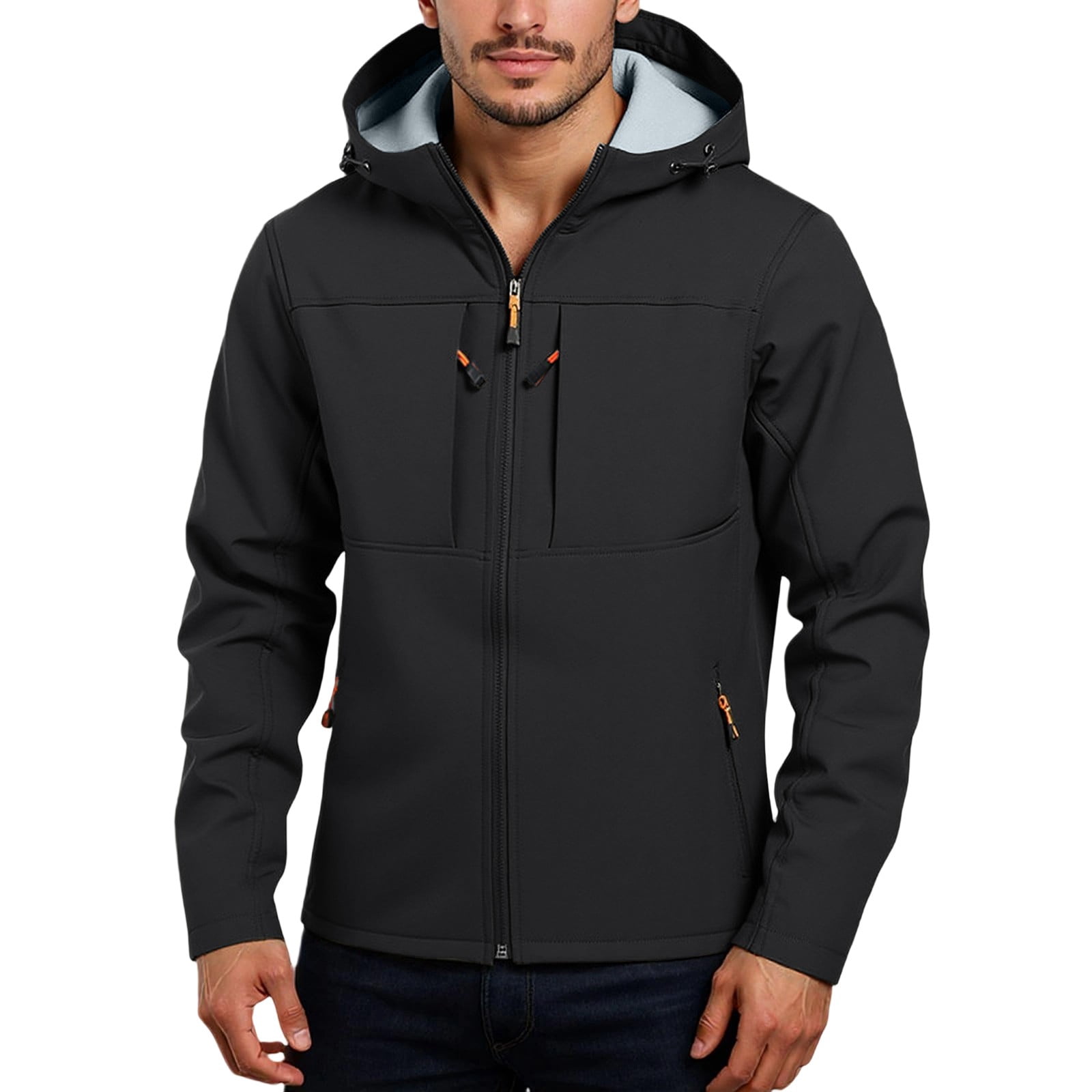 Daznico Mens Winter Jacket - Men's Casual Jackets Cozy Lined Outdoor ...