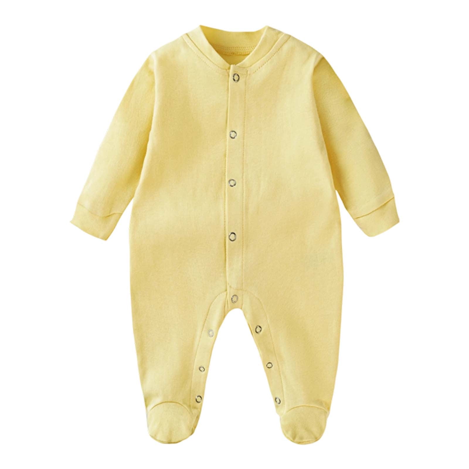 Daznico Soft Bodysuit Front Snap Closure Pajama for Baby Boys Full ...