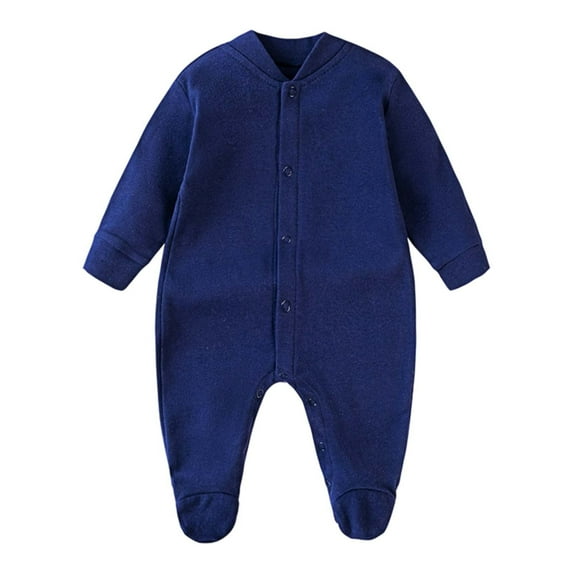 Daznico Soft Newborn Bodysuit Front Snap Closure Pajama for Infant Baby ...