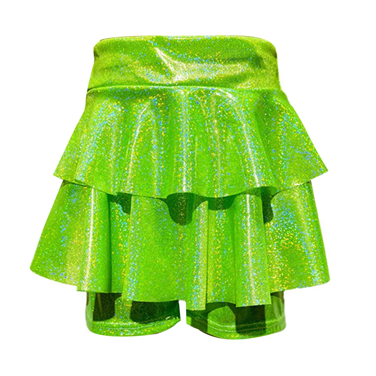 Daznico Sparkly Sequin Girls Dance Dress with Tutu Skirt and Shorts for ...