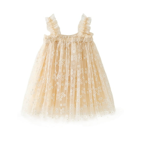 Daznico Toddler Girls Sleeveless Floral Suspenders Dress Dance Party ...