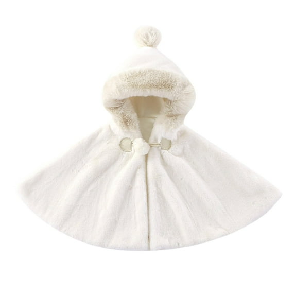 Daznico Warm and Cozy Girls' Cape Poncho for Babies Lined Outerwear ...