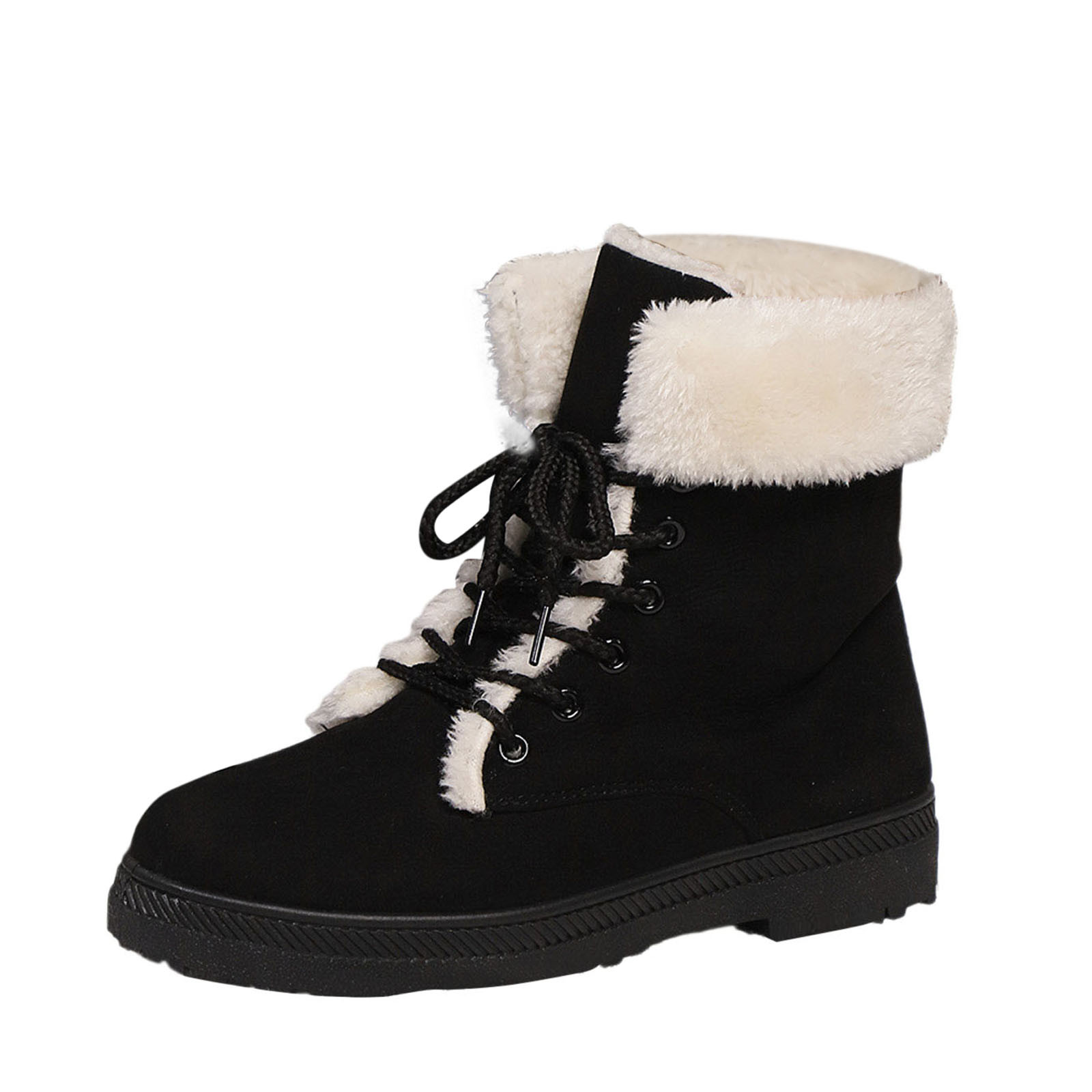 Daznico Winter Boots for Women,Women's Snow Boots Ankle Boots Plus ...
