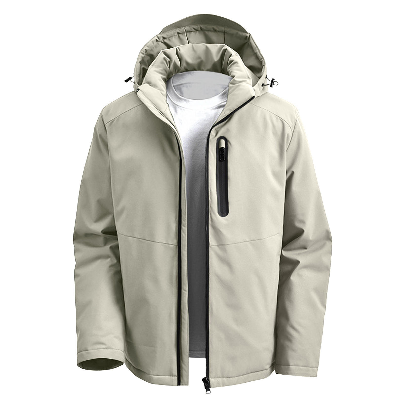 Daznico Winter Coats for Men,Winter Softshell Hooded Jacket Outdoor ...