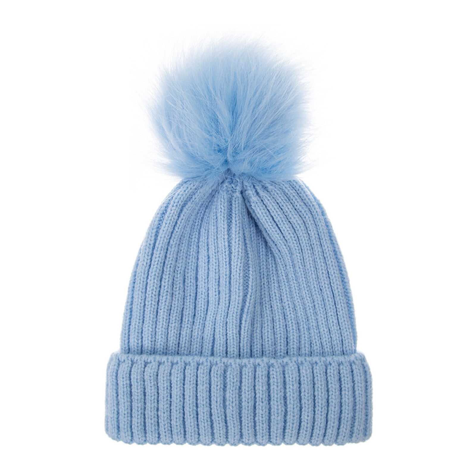 Daznico Winter Knitted Baby Hat with Ear Flaps Extra Warm Yarn Beanie ...