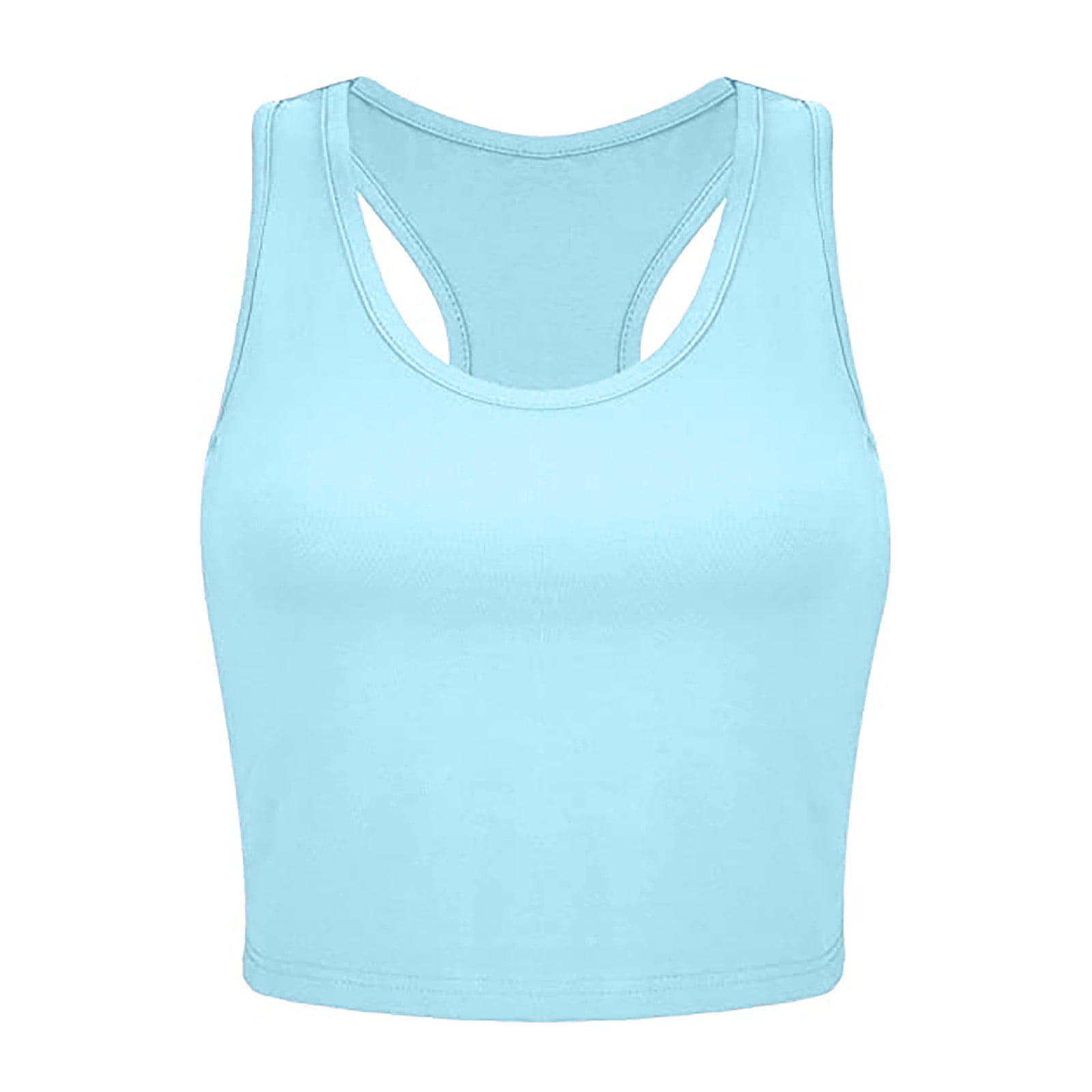 Daznico Women Casual Y2K Navel- Yoga Short Tank Top with Tight Bottom ...