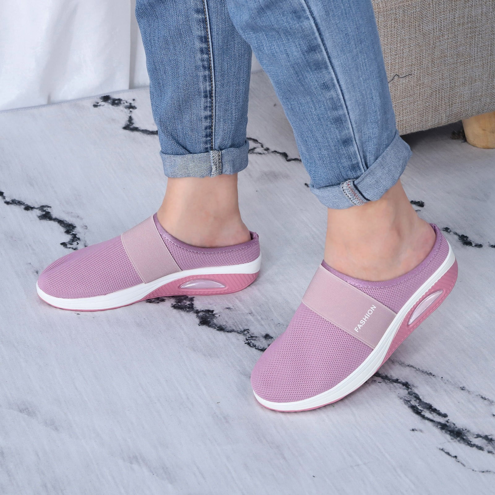 Daznico Women Mesh Kick Shoes Casual Net Platform Shoes Women Shoes Air ...