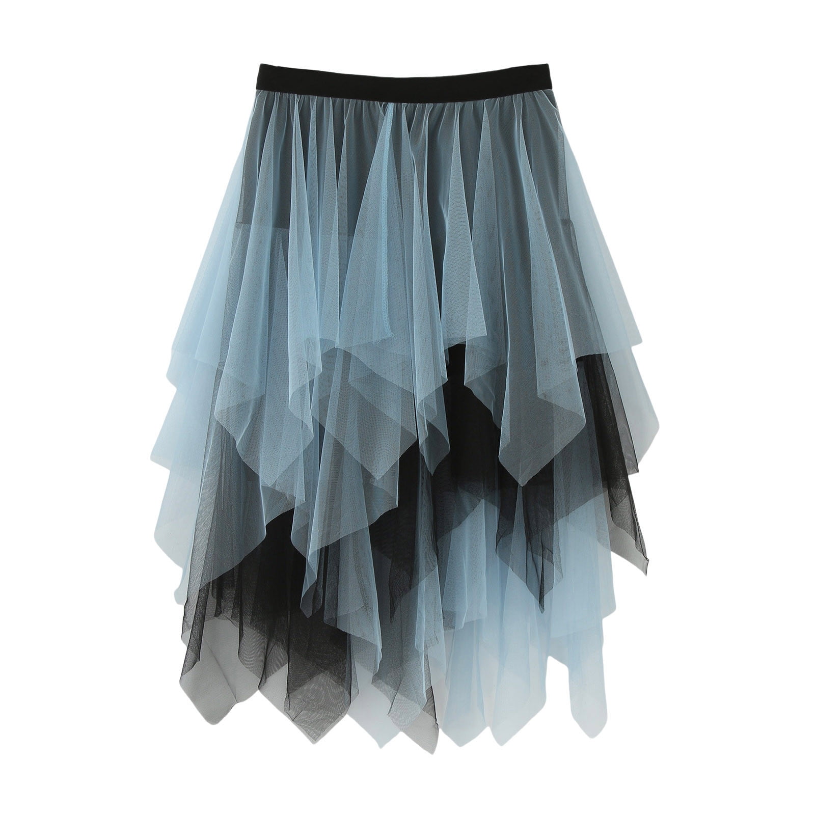Daznico Women's High Waist Flared Midi Skirt, Elegant Patchwork Color ...