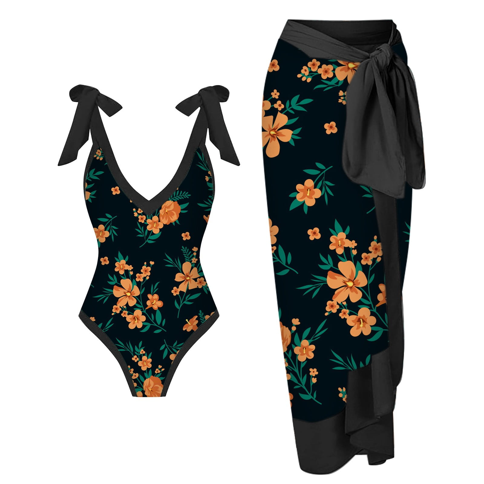 Daznico Womens One Piece Swimsuitswomen High Waisted Bikini Sexy Push Up Two Piece Swimsuits