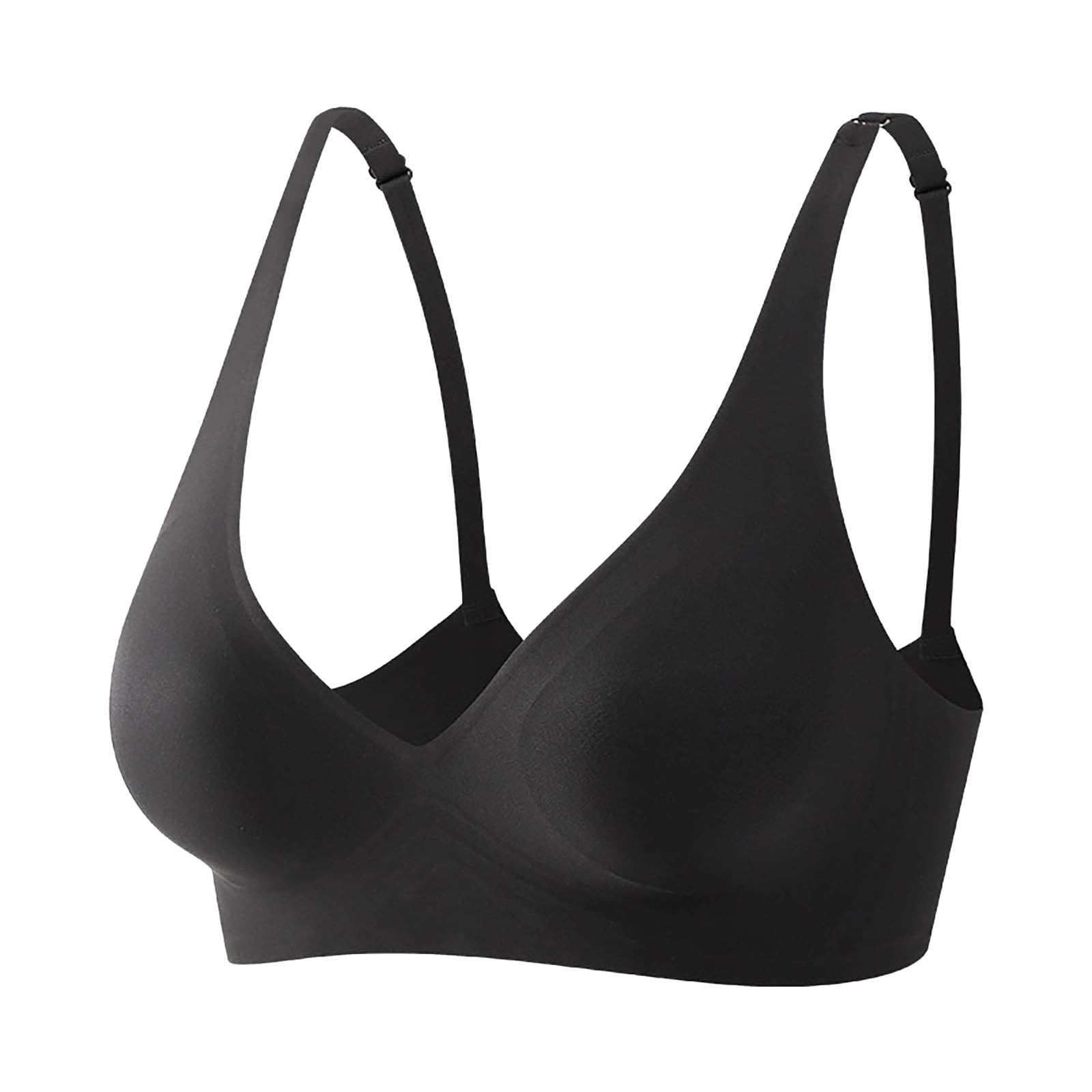 Daznico Women's Seamless Jelly Strap No Wire Comfort Bra - Breathable ...